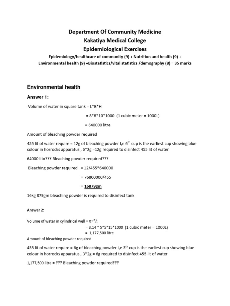 Key Epi and Statistic | PDF | Mortality Rate | Prevalence