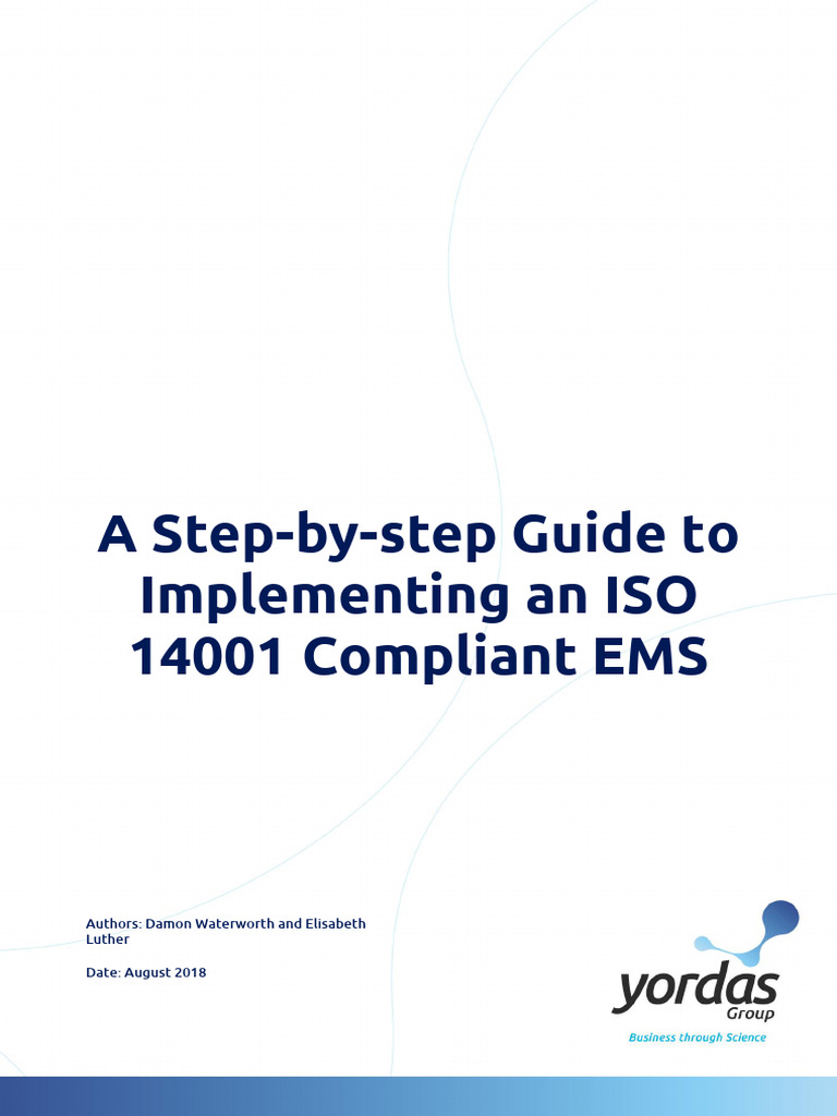 Step by Step Guide To Implementing An ISO 14001 Compliant EMS | PDF | Business