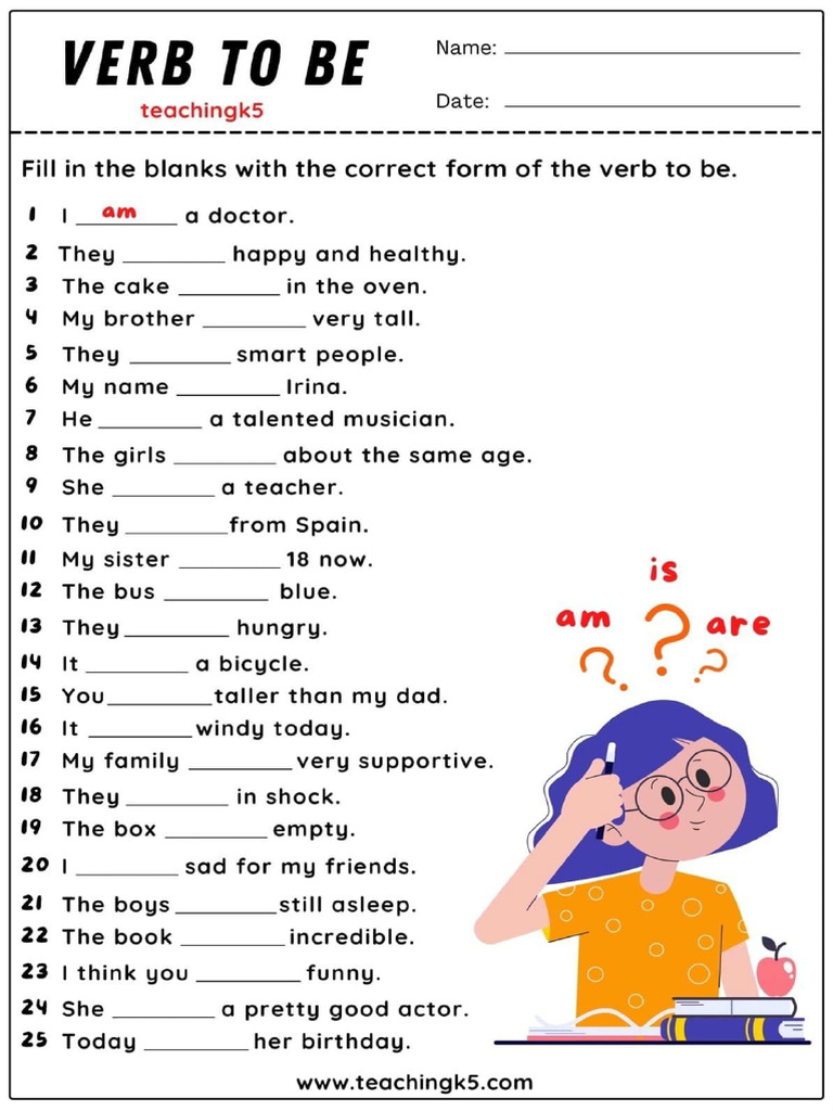 Basic Grammar Worksheets - 1 | PDF