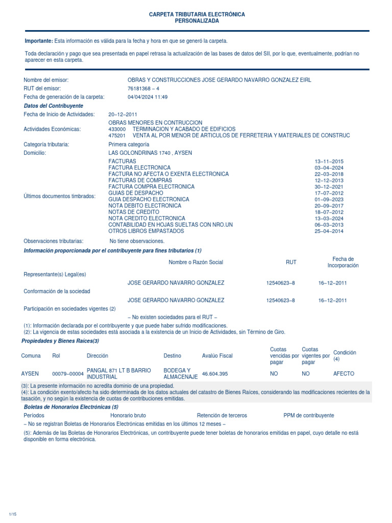 Cte Guarda PDF | PDF | Impuestos | Economias