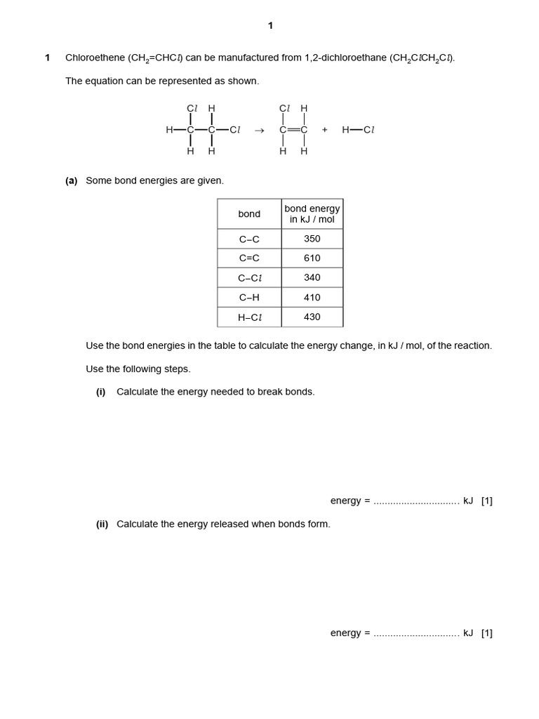 Year 10 Chemistry Formative Test t2 2024 | PDF | Chemical Reactions ...