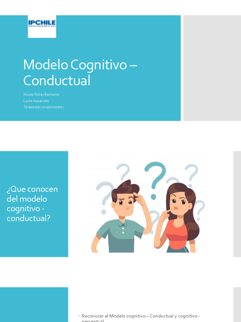 Modelo Cognitivo - Conductual | PDF | Cognición | Percepción