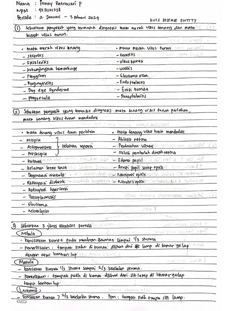 Kuis Disease Entity | PDF