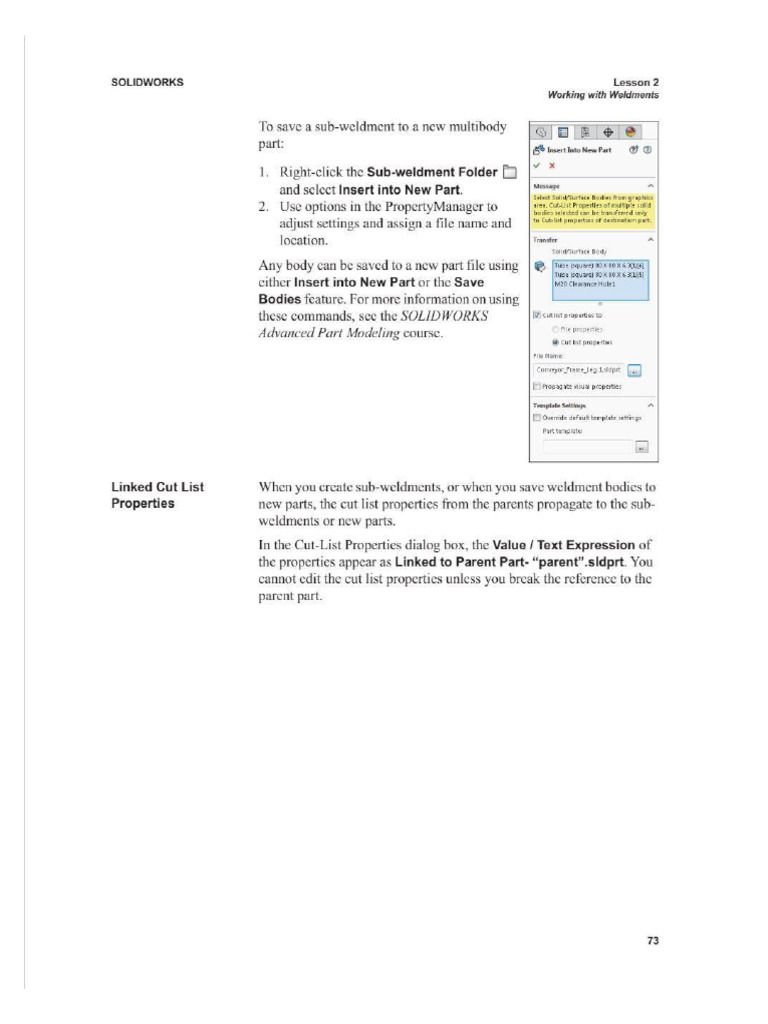 SOLIDWORKS Weldment Techniques | PDF