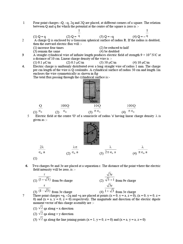 NEET QUESTION PAPER Sample Physics | PDF | Electrical Resistance And ...