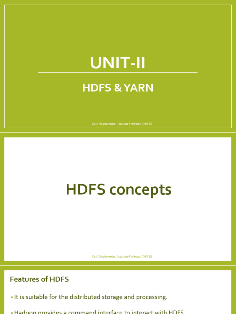 Unit-Ii Bda | PDF | Apache Hadoop | Map Reduce