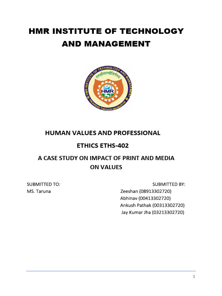 Hvpe Case Study | Download Free PDF | Survey Methodology | Mass Media