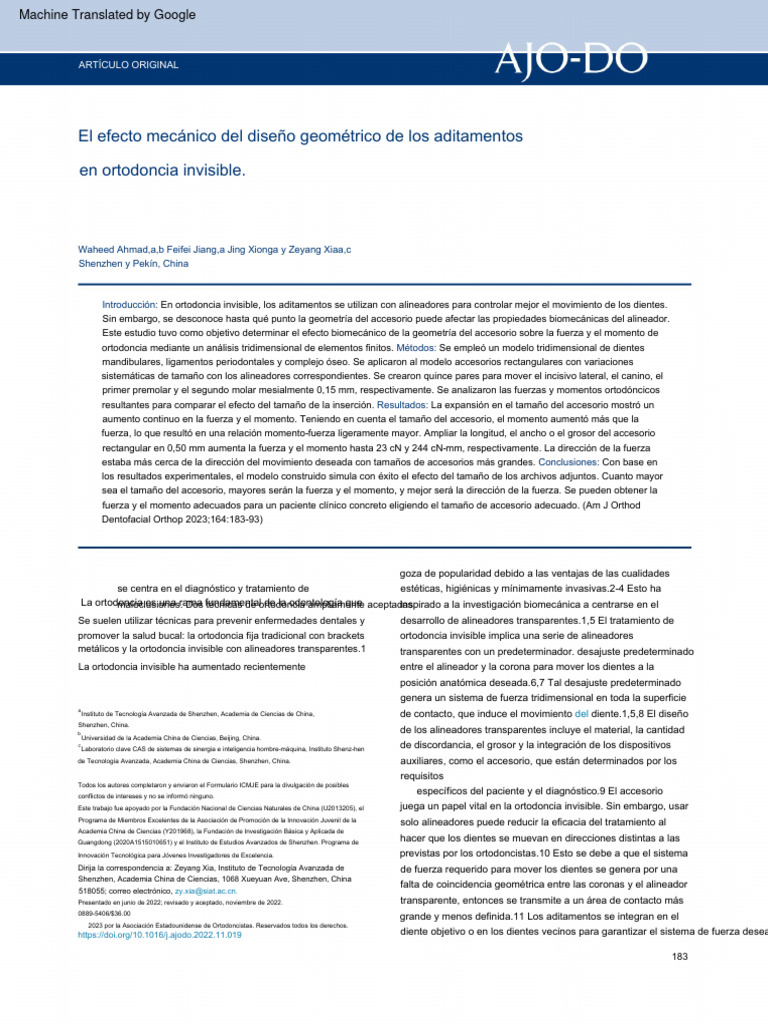 ESP - The Mechanical Effect of Geometric Design of Attachments in ...