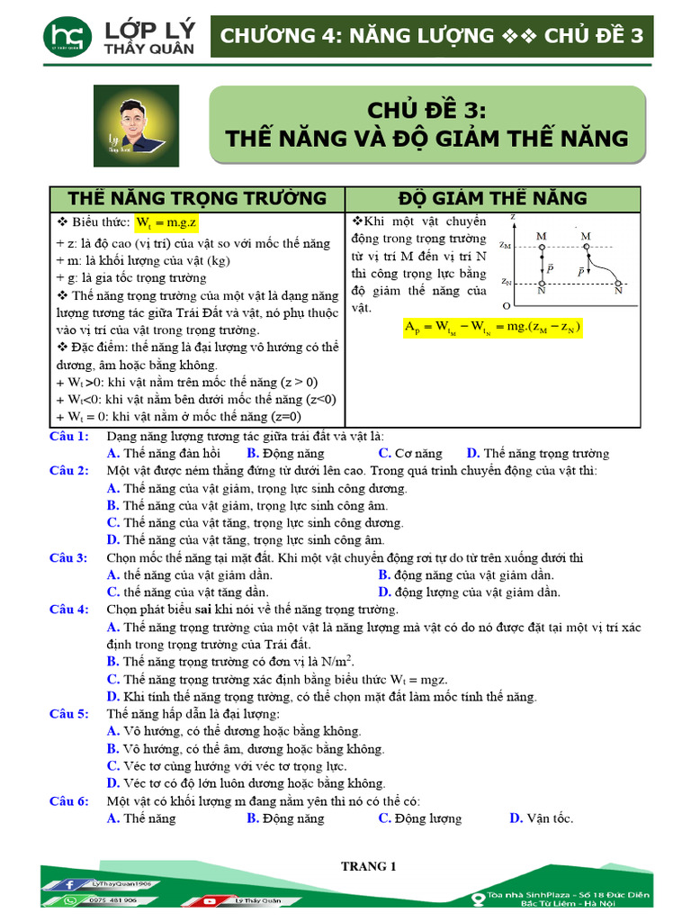 Phiếu BTVN & Lời giải | PDF