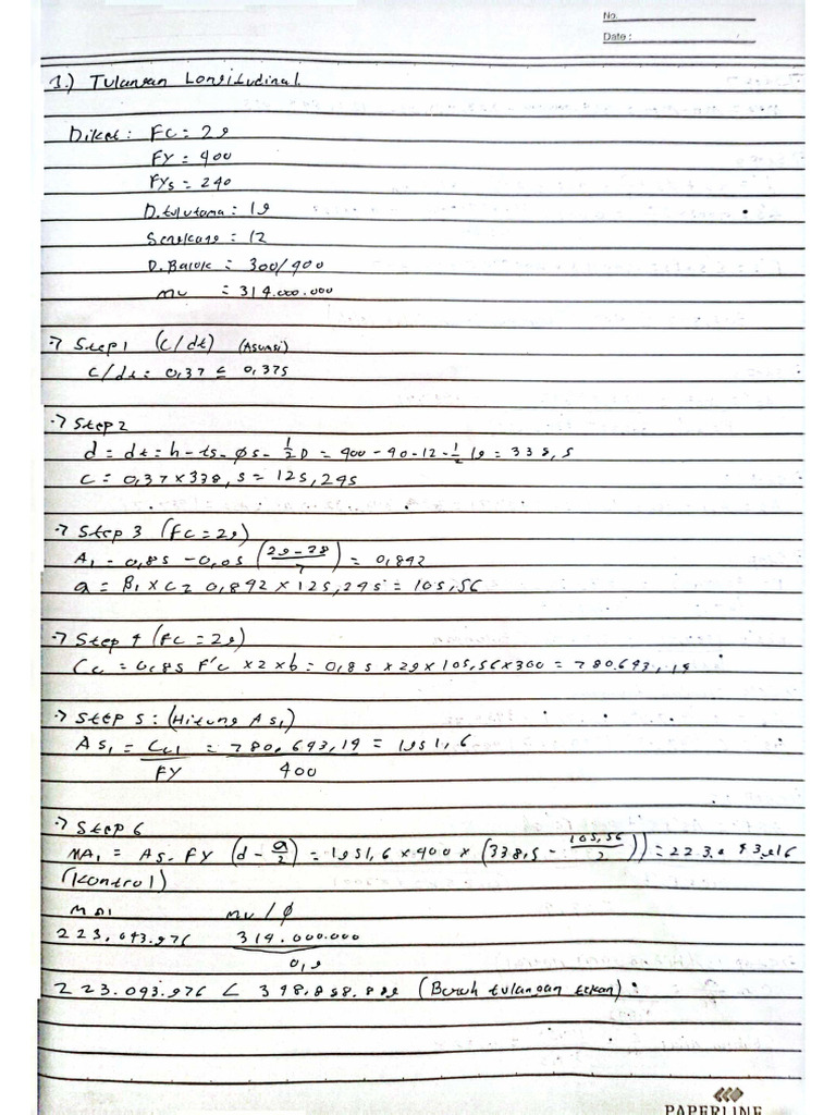 Romzi Arkan - 174 Tugas SBB Tulangan | PDF