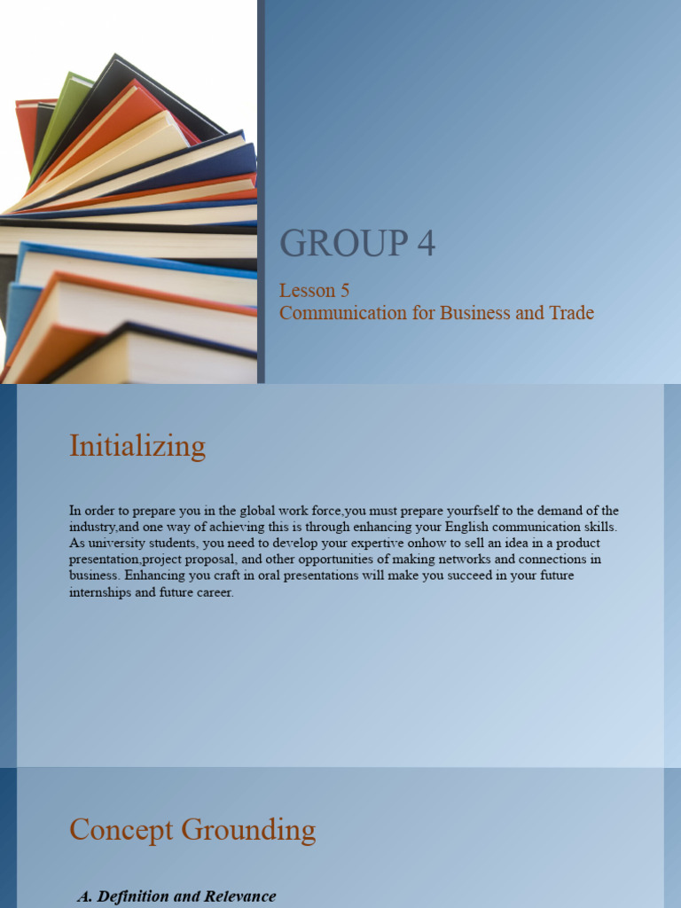 Group 5 Presentation Lesson 5 6 New | PDF | Swot Analysis