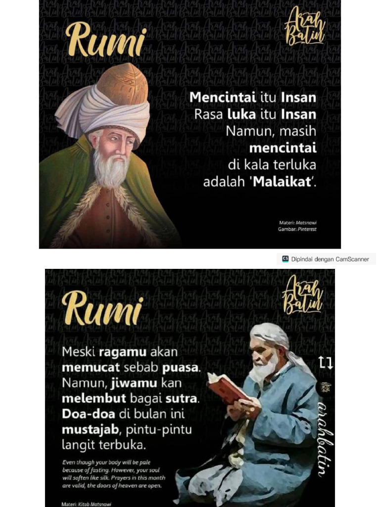 Kata Jalaludin Rumi | PDF