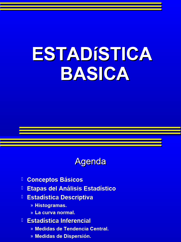 Estad Basica | PDF | Estadísticas | Estadísticas descriptivas