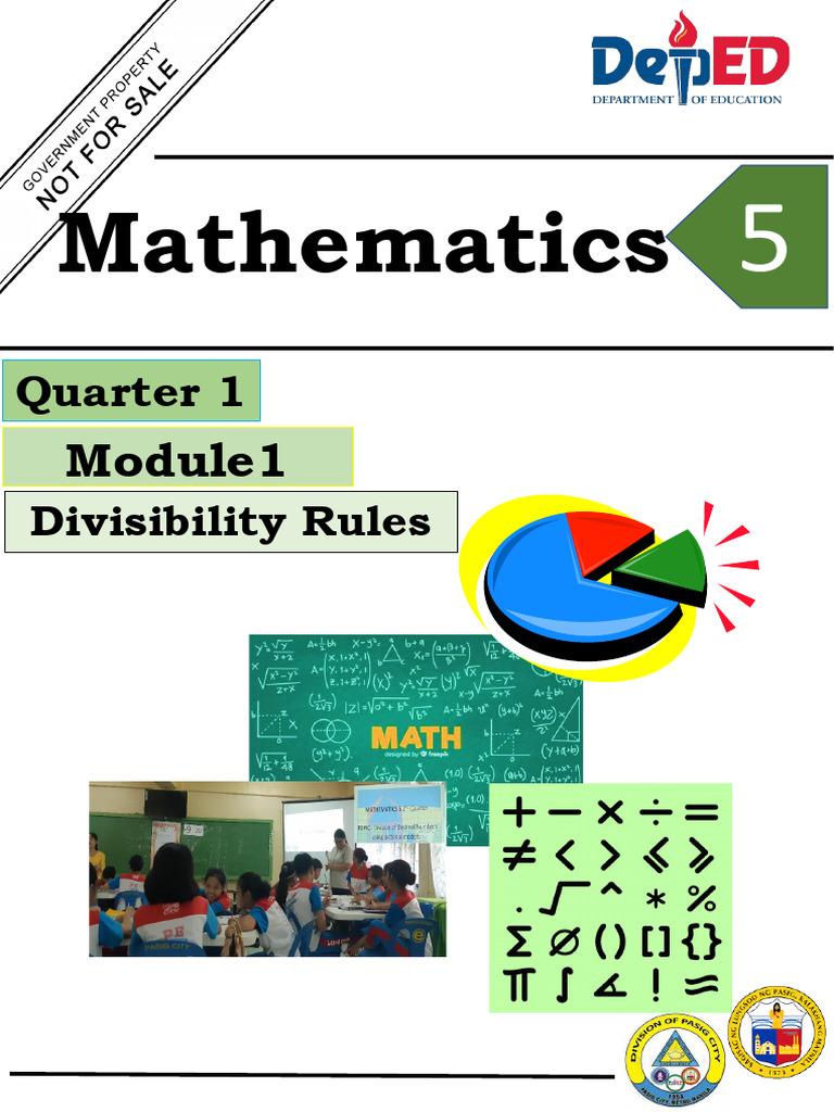 Math 5 Q1 M1 | PDF | Learning | Arithmetic