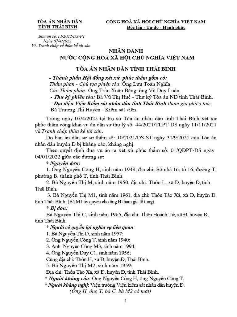 Nguyen Cong H Nguyen Thi C | PDF