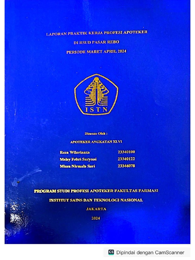 Reza Wilorianza RSUD Pasar Rebo Laporan | PDF