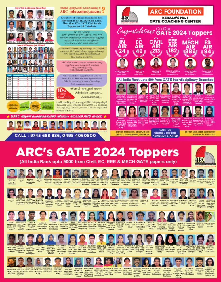 ARC Brochure New Mar 2024 | PDF | Academic Administration | Engineering ARC Brochure New Mar 2024 | PDF | Academic Administration | Engineering