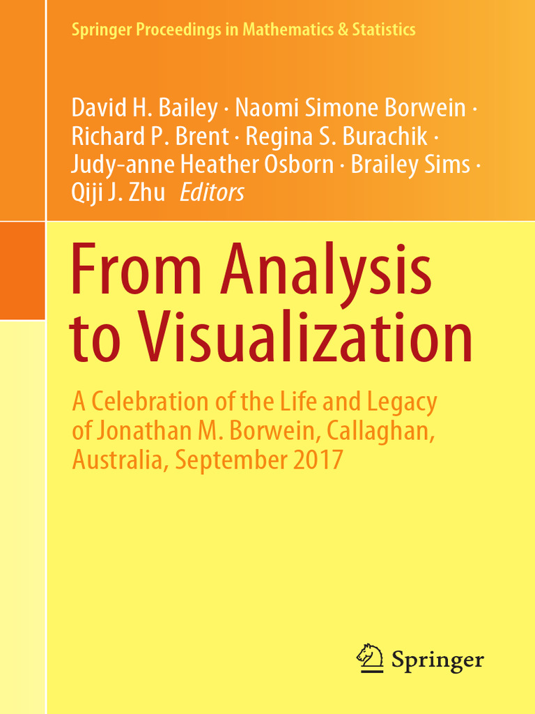 From Analysis To Visualization | PDF | Mathematical Optimization | Mathematics