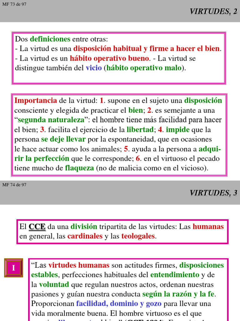 Las Virtudes Humanas | PDF | Virtud | Justicia