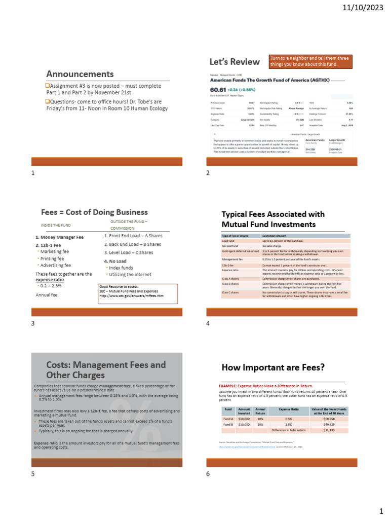 Mutual Funds Revised 2 | PDF | Investment Fund | Mutual Funds