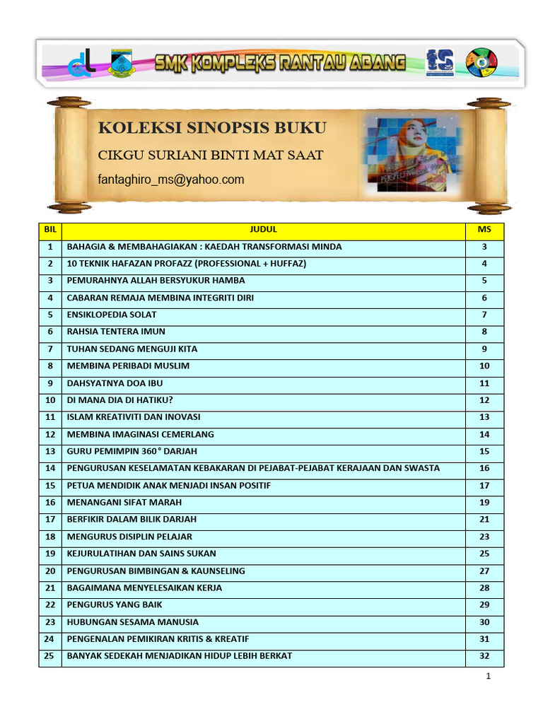 Sinopsis Buku Motivasi dan Pendidikan | PDF