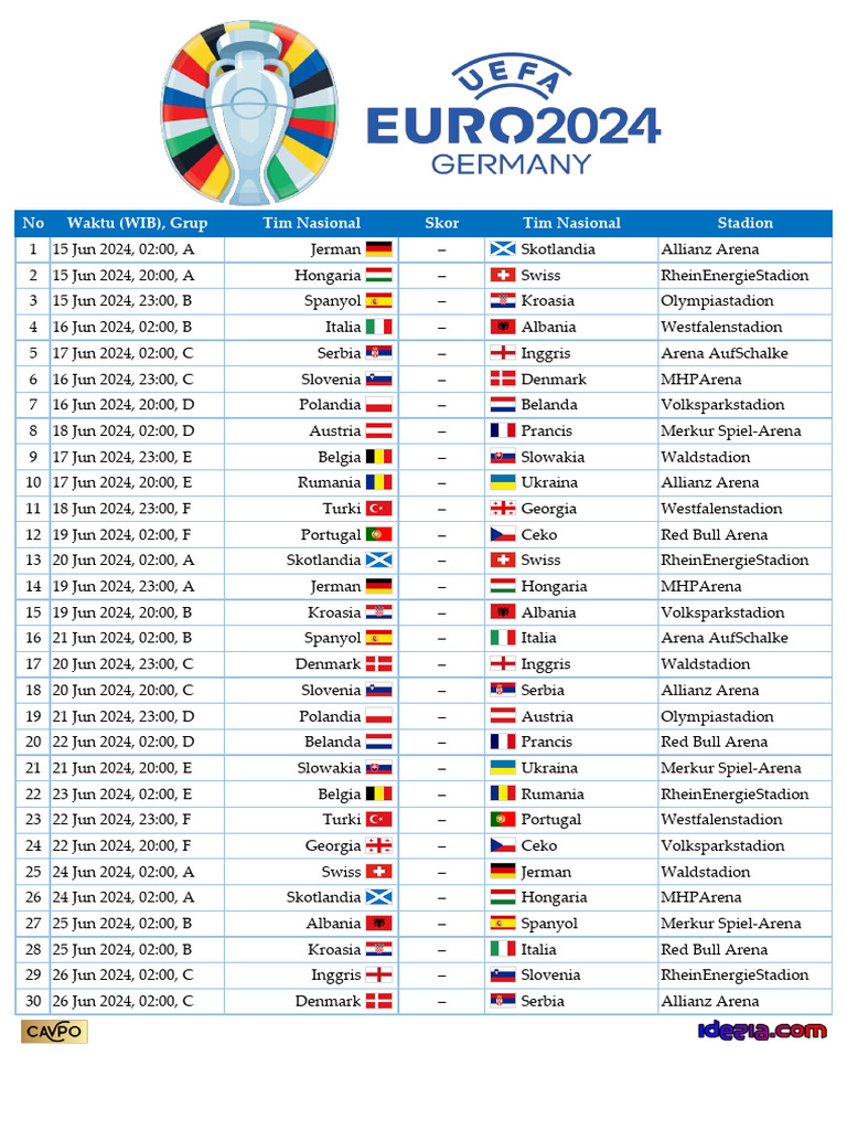 Uefa Euro 2024 PDF Idezia | PDF
