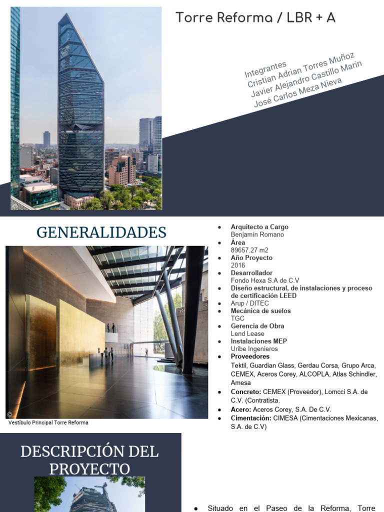 Torre Reforma LBR A | PDF | Estrato | pared