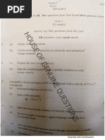 Elective Maths Examinable Questions For Wassce 2024-1 | PDF