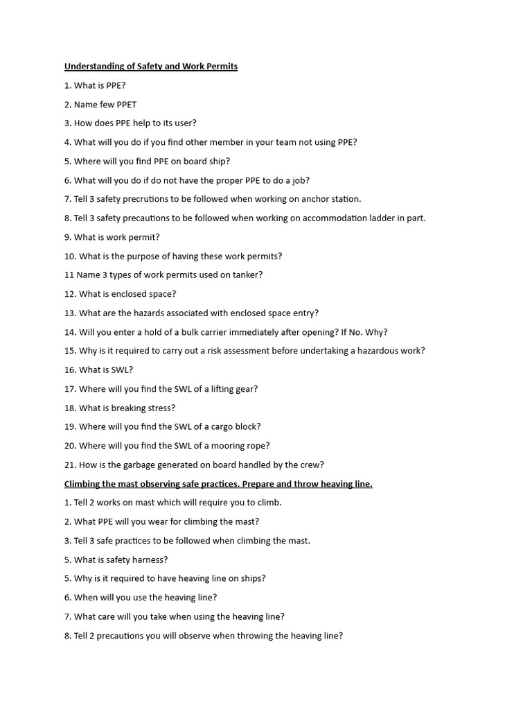 GSK Oral Set | Download Free PDF | Knot | Rope