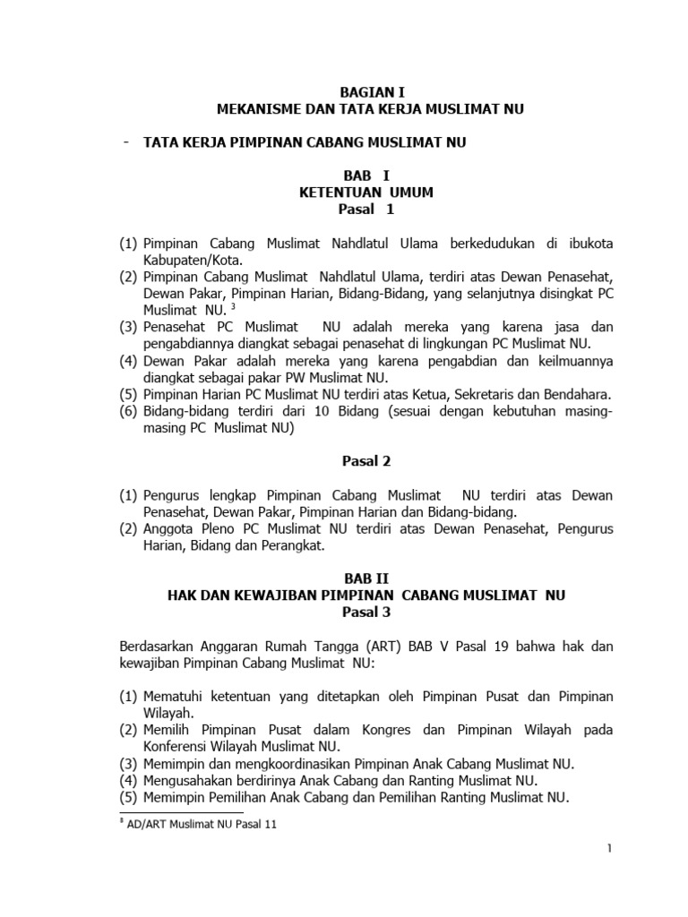 Poam PC Muslimat Nu 2016-2021 | PDF | Karier & Perkembangan