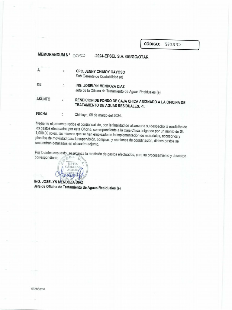 Memo 0050 - 2024-Otar - 0002 | PDF