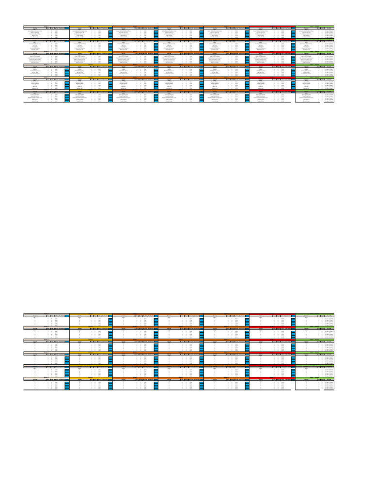 MPT Exercise Weekly Progress Tracker | PDF | Physical Exercise ...