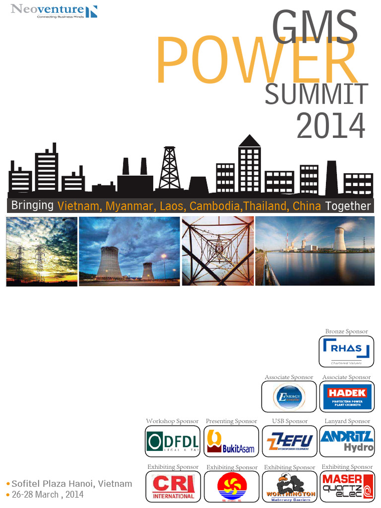 GMS Power Summit Agenda v.2.12 | PDF | Energy Development | Hydropower