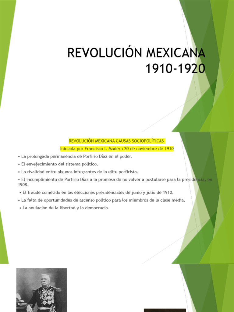 REVOLUCIÓN MEXICANA 1910-1920 | PDF | revolución mejicana | México