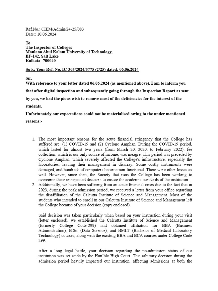 Letter CIEM | PDF | Career & Growth | Business