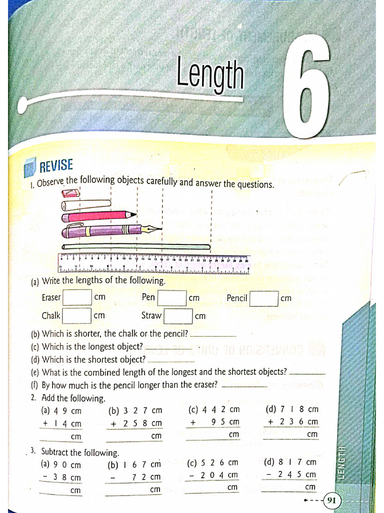 Class 3 and 2 Measurement | PDF