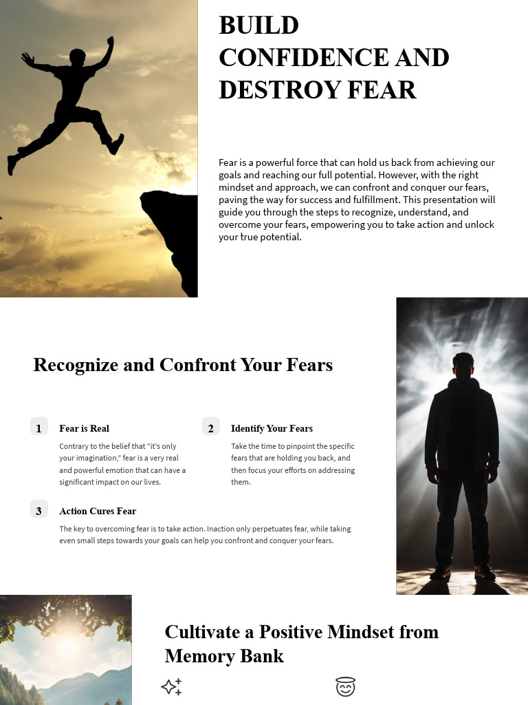 Build Confidence and Destroy Fear | PDF | Fear | Thought