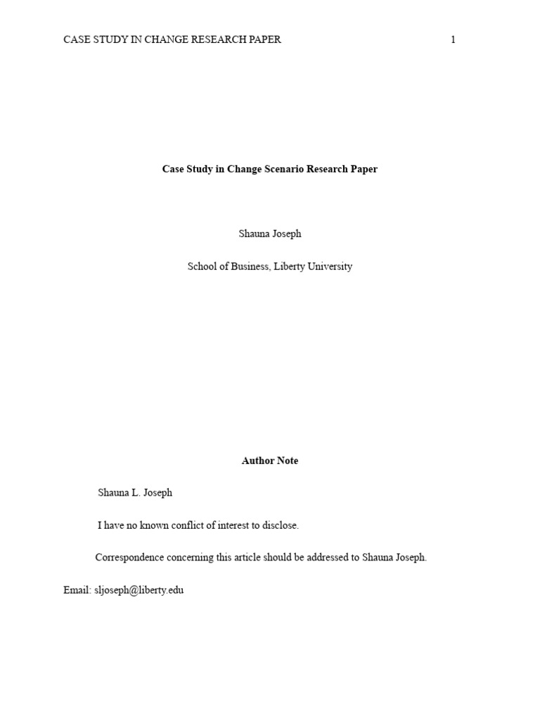 Case Study Research Paper BMAL 704 | PDF | Change Management | Walmart