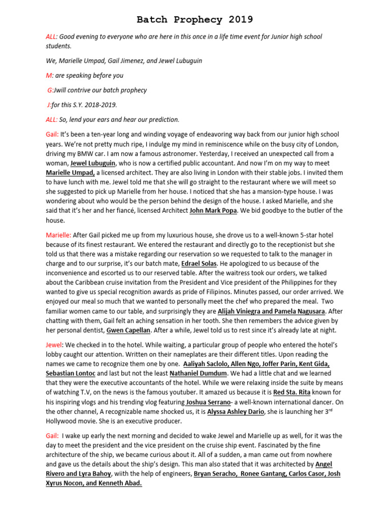 2019-Batch-Prophecy (1) | PDF