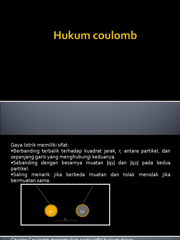 Hukum Coulomb | PDF
