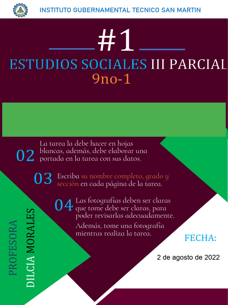 Guia #1 9no EESS | PDF