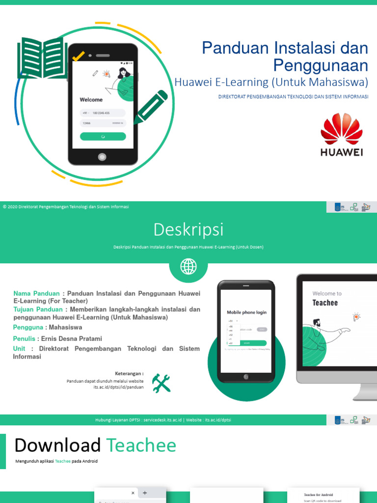 Panduan Instalasi Huawei E-Learning | PDF | Karier & Perkembangan | Bisnis