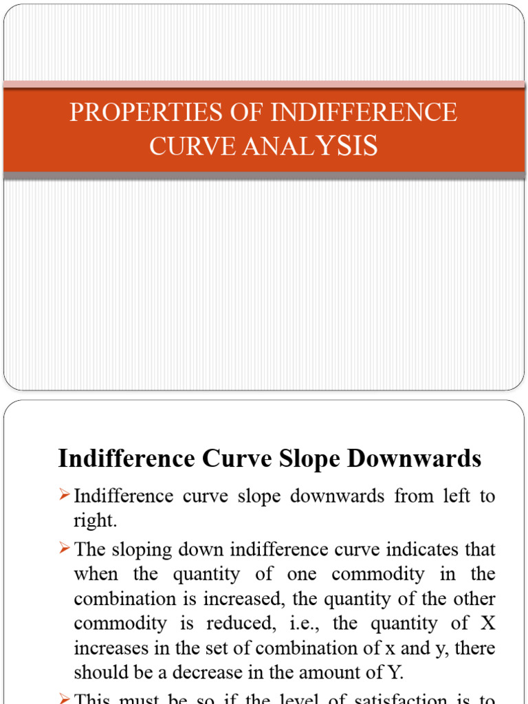 Properties of Indifference Curve Analysis | PDF | Art | General Fiction
