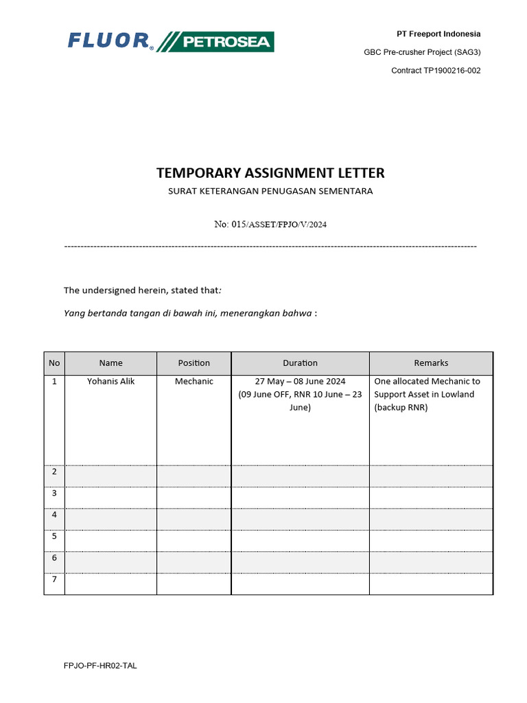 New Template TAL | PDF