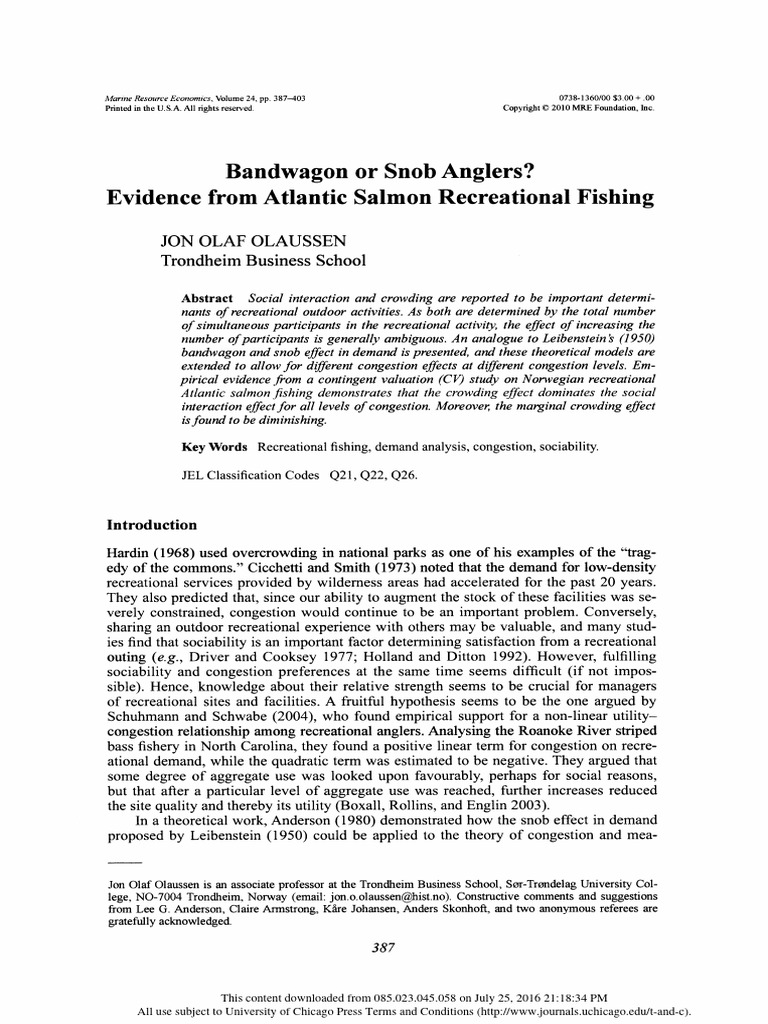 Atlantic Salmon Fishing | PDF | Ordinary Least Squares