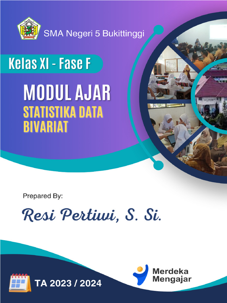 Statistika Data Bivariat Kelas XI | PDF | Komputer