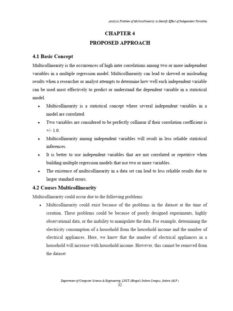 Trapti Chap4 | PDF | Multicollinearity | Regression Analysis