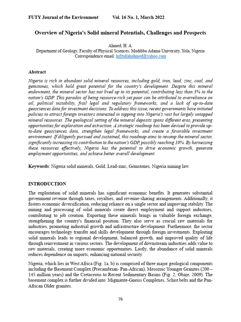 Ajol-File-Journals 406 Articles 256334 651bbf20338ab | PDF | Granite ...