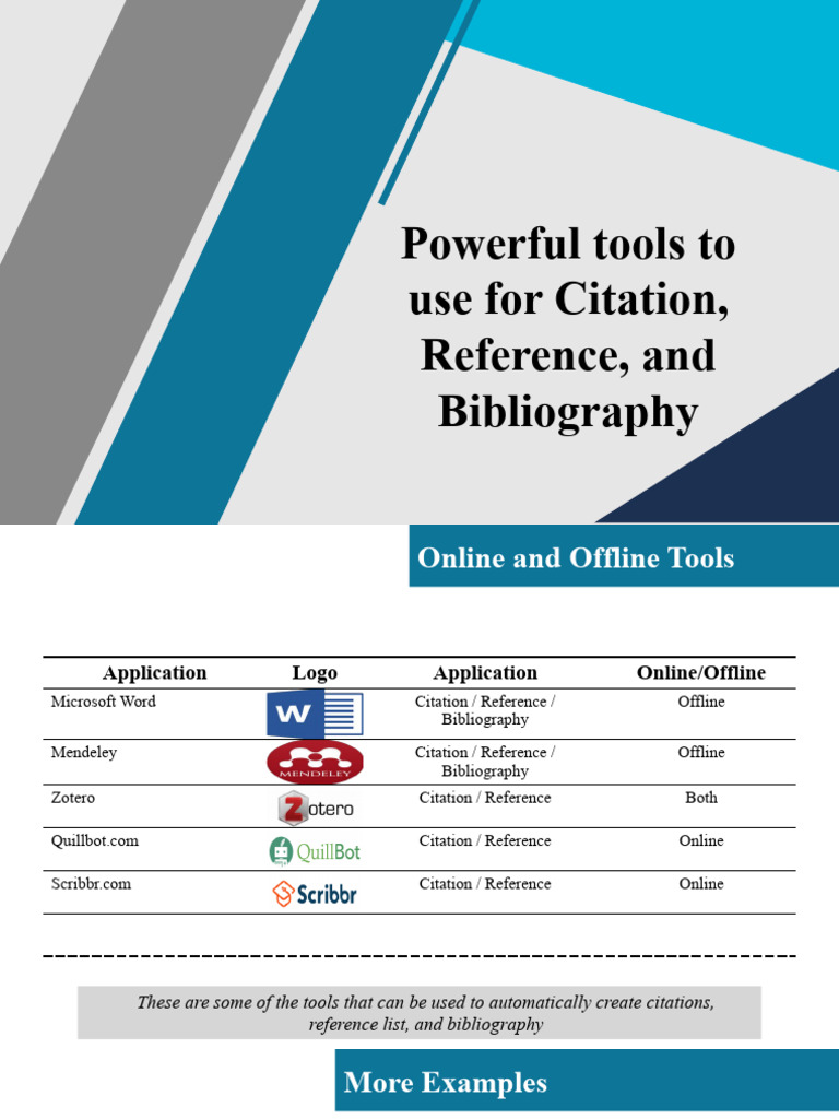 Tools For Citation - Sample | PDF | Citation | Apa Style