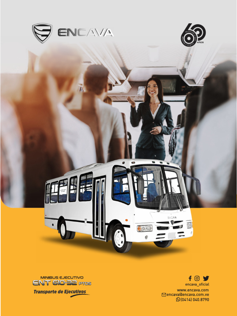 Encava Minibus Ejecutivo Ent 610 32 Transporte de Ejecutivos | PDF